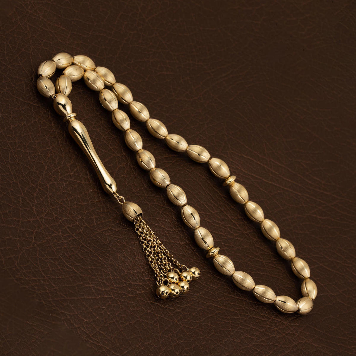 Altın Tesbih- Zer Pırlanta - Altın - Mücevher